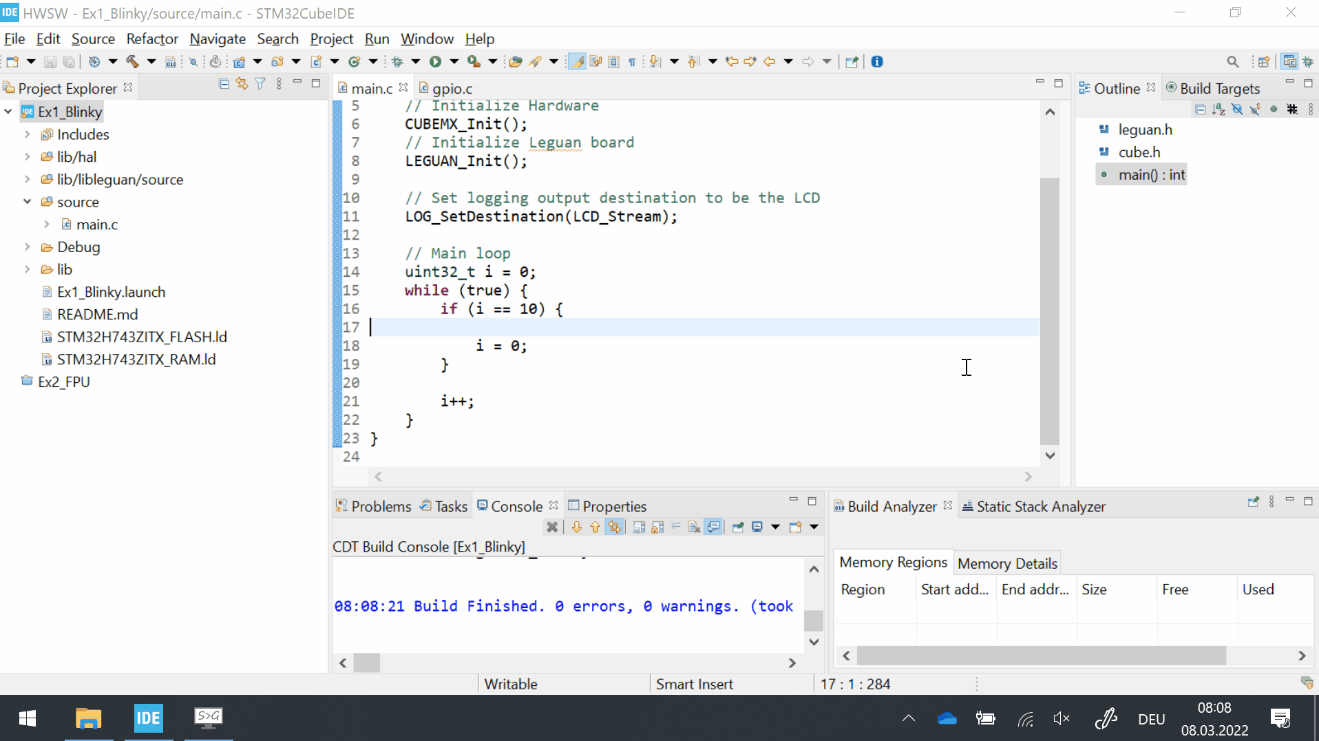 STM32CubeIDE - Leguan Developer's Guide